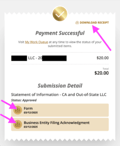 California LLC – How to file a Statement of Information | LLCU®