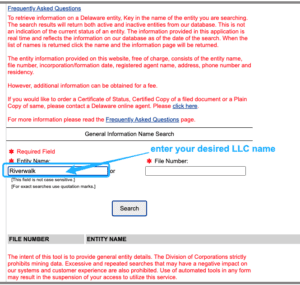 Delaware Business Name Search (LLC lookup) - 2024 Guide
