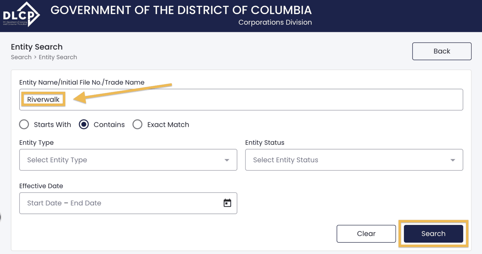 District of Columbia Business Name Search for LLCs - 2026 Guide
