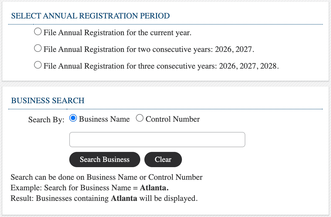 Georgia LLC Annual Registration (2026 Annual Report Guide)