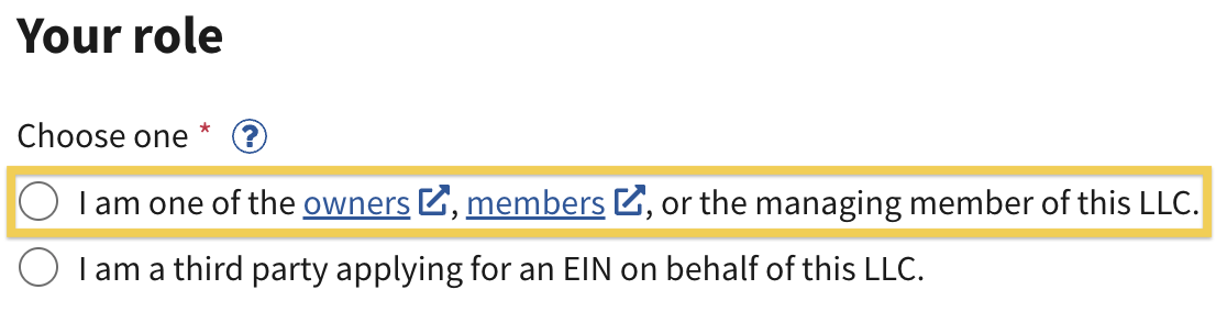 What does "SOLE MBR" and "MBR" for LLC mean in IRS Letter?