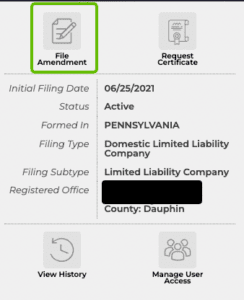 How to change a PA LLC Address? (Change Registered Office)